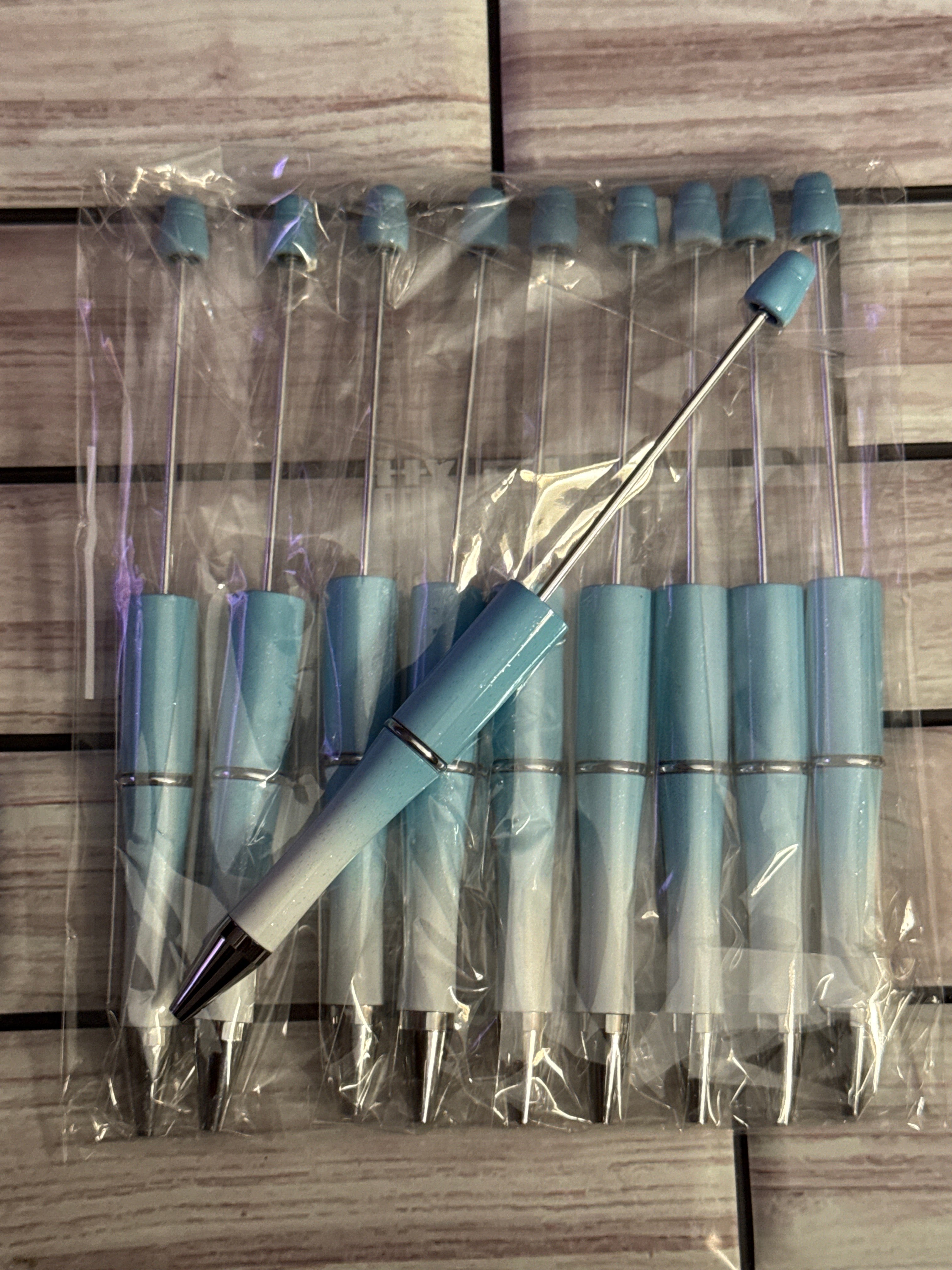 Glitter Light Blue ombre beatable pen-10 pack – Nikki's Sweet Phenomena ...