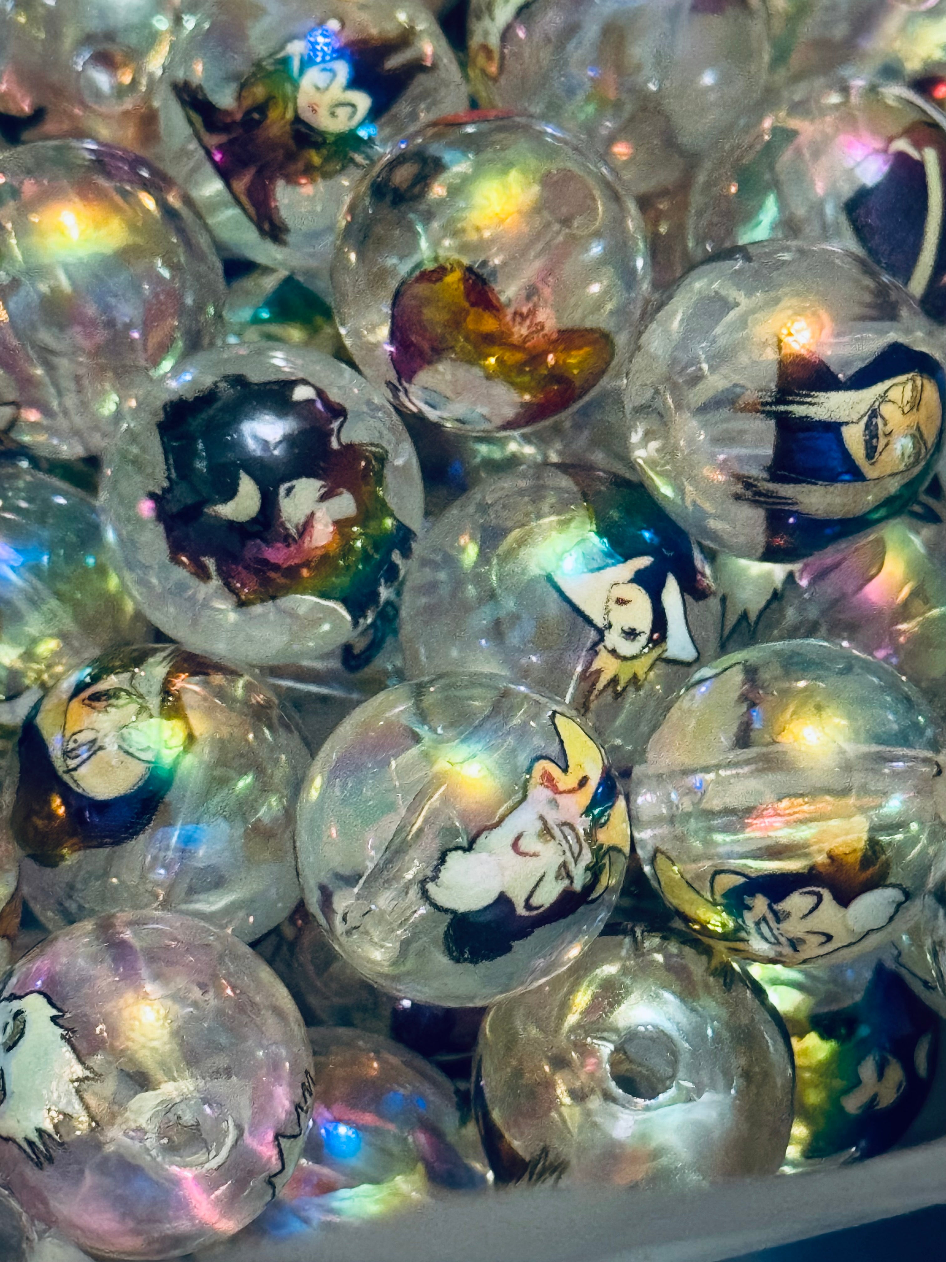 Villain 16mm Acrylic Beads- 10 Pack – Nikki's Sweet Phenomena Focals ...