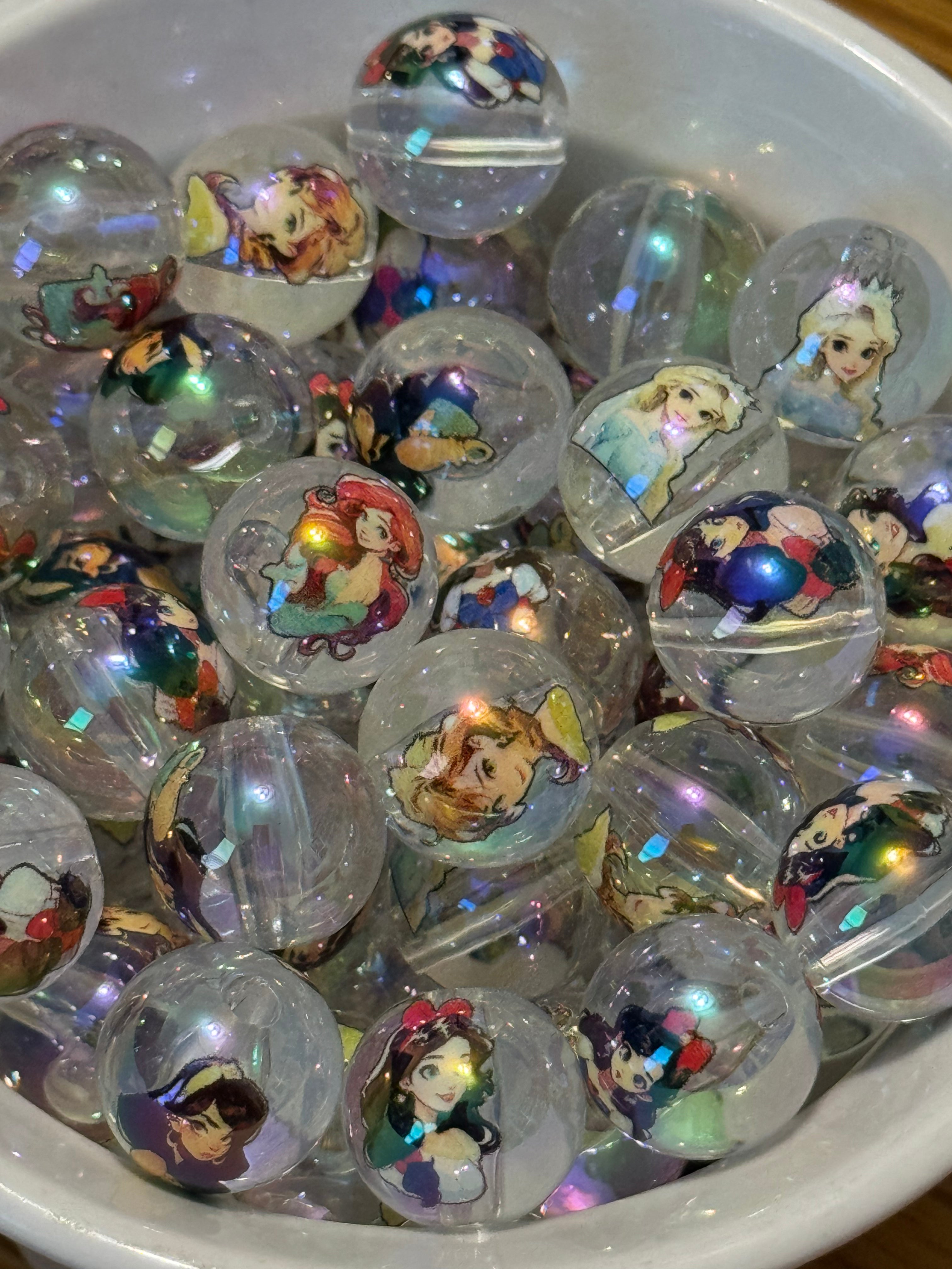 Anime princess 16mm Acrylic beads-10 – Nikki's Sweet Phenomena Focals ...